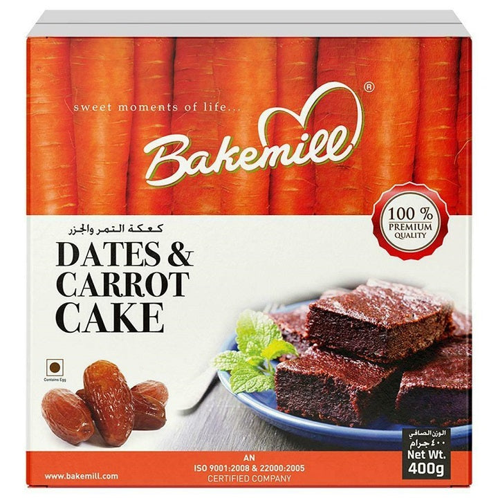 Bakemill Dates Carrot Cake